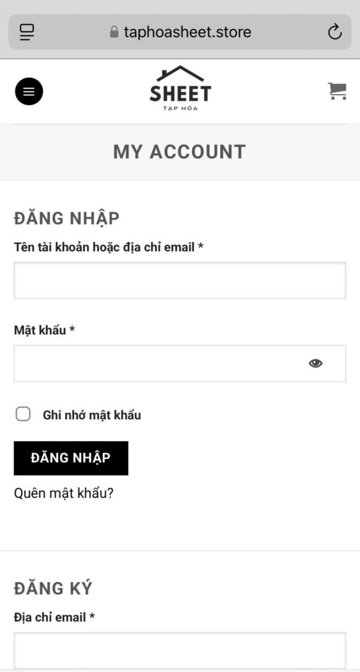 Hướng dẫn mua và nhận file tại Tạp Hóa Sheet